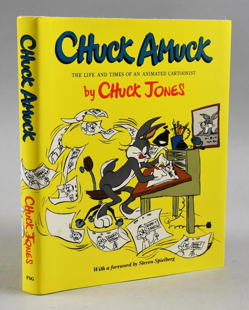 Signed Chuck Amuck: Chuck Jones Autobiography W/ Dj Auction