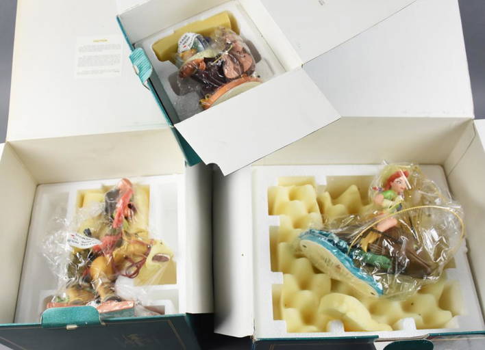 Wdcc Slue Foot Sue, Pecos Bill & Clara Cluck Boxes Coas Disney