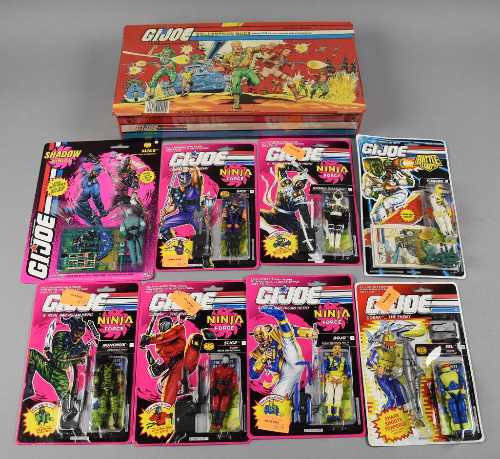 G.i. Joe Case Action Figures 80's Ninja Battle Auction