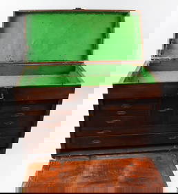 H Gerstner Model 052 Oak 11 Drawer Machinist Chest Box