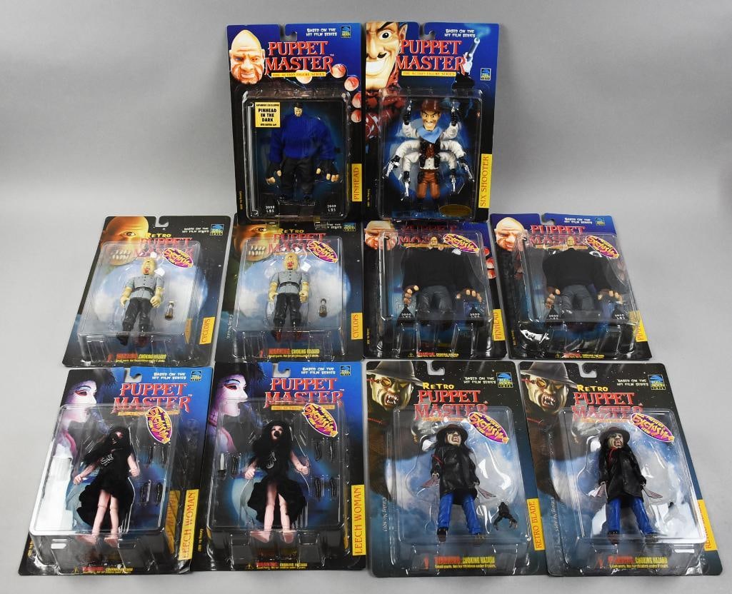 Full Moon Toys, Puppet Master Action Figures-carded-nos Auction