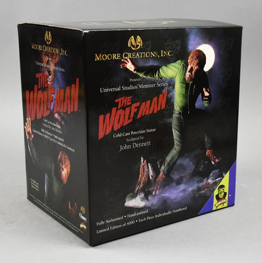 Moore Creations Inc. The Wolfman Statue-ltd Ed 266/4000 Auction