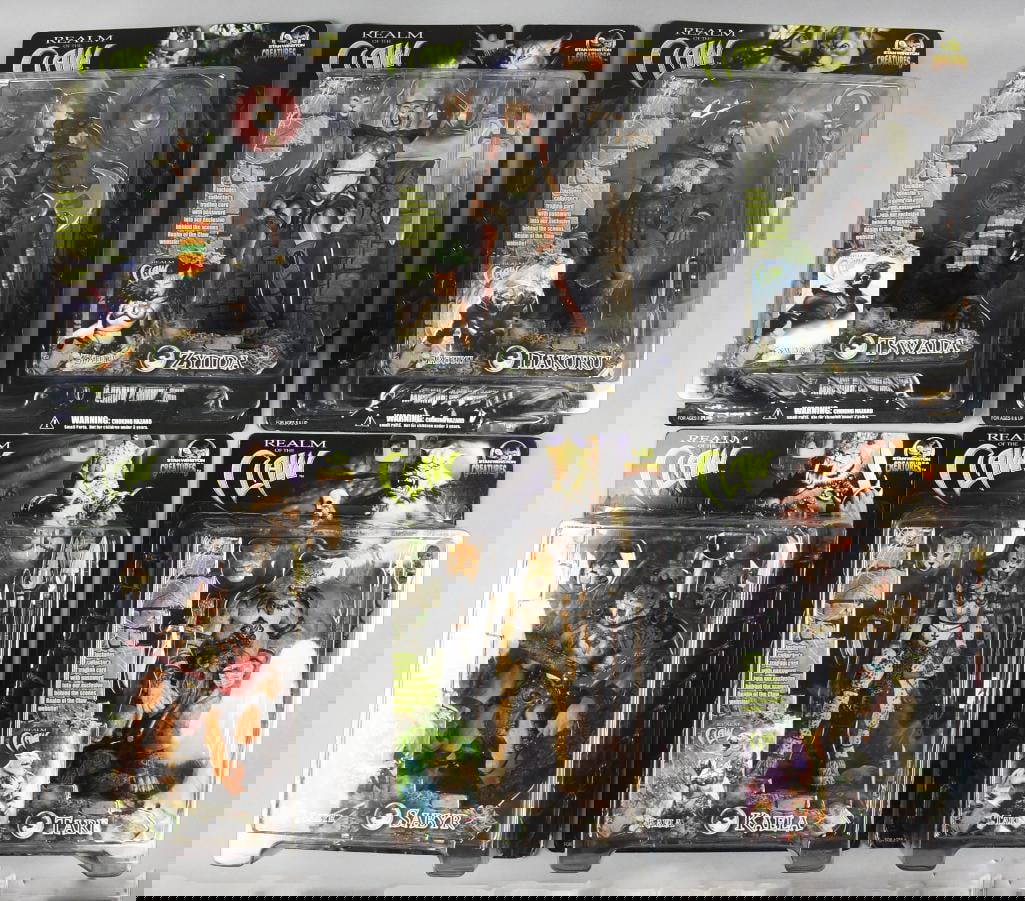 (6) Realm Of The Claw Action Figures, Carded, New Old Stock Auction