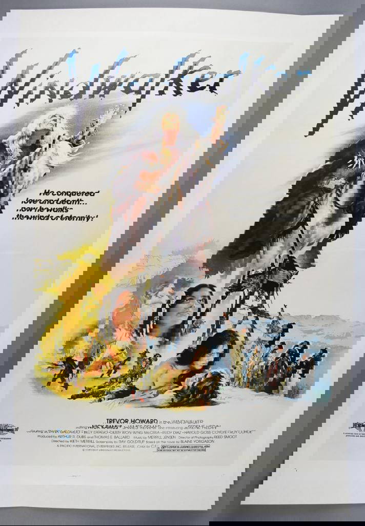 1980 Windwalker One Sheet, Trevor Howard, Mounted Auction