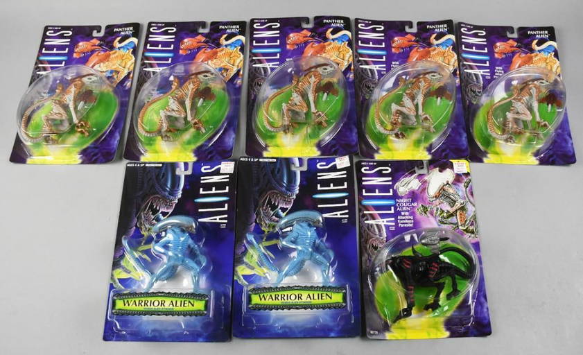 (8) Kenner Aliens Action Figures, Carded, New Old Stock