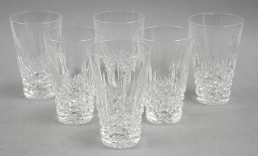 (6) Waterford Crystal Alana Oversized Wine Glasses Auction
