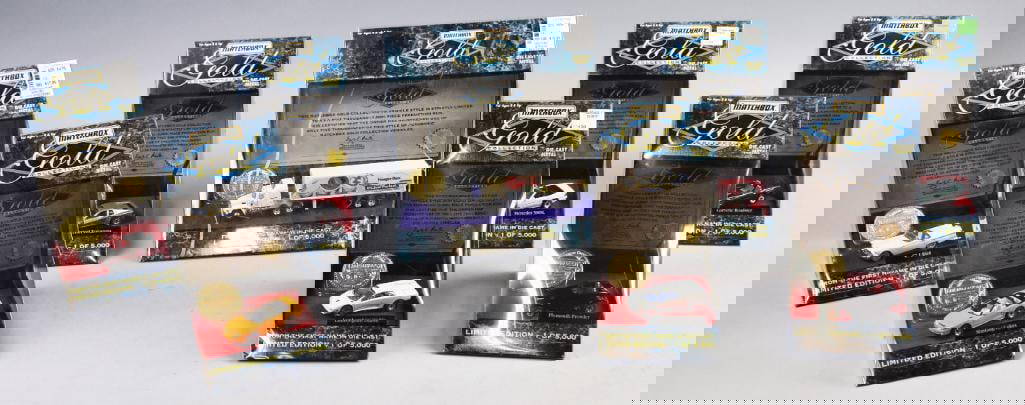 1996 Matchbox Gold Collection Die Cast Cars, Mint Nos