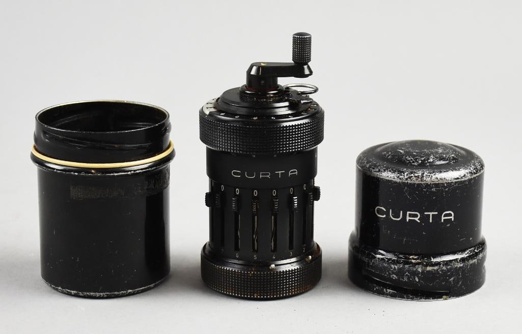 C1950 Curta Type I Calculator W/ Original Case Auction