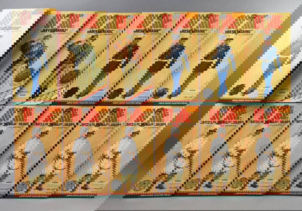 (12) 1996-97 Gi Joe Military Action Figures, Mib-nos Auction