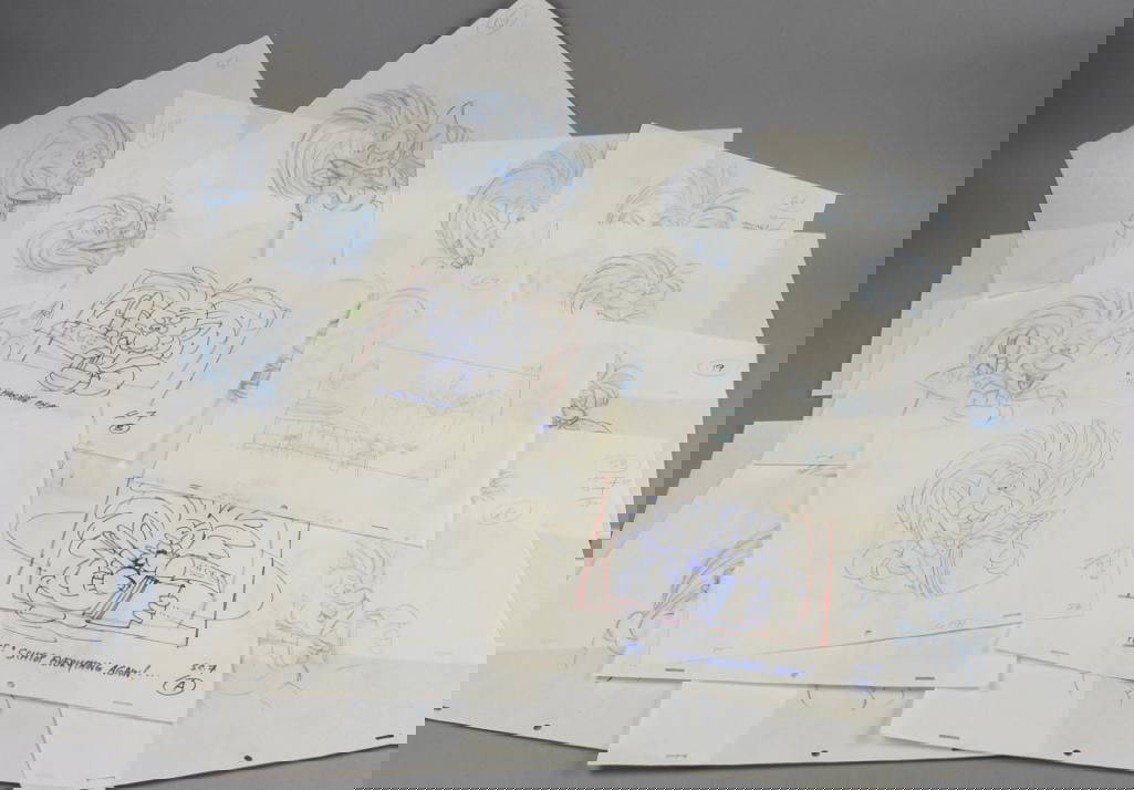 Buy (32) 1980s Keebler Elf, Professor Rough Drawings | Golden Sun ...