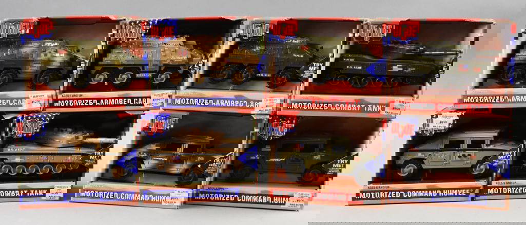 (8) 2003 Gi Joe Small Vehicles-mint In Box - Nos Auction