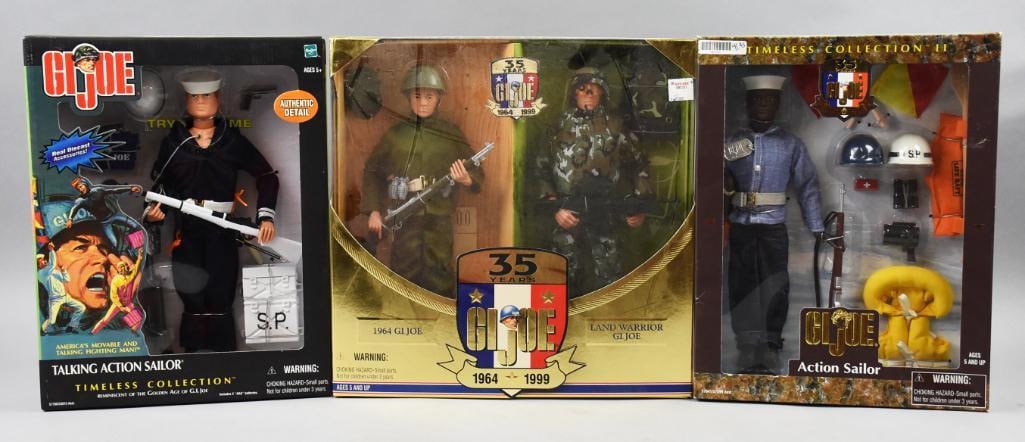 (3) Gi Joe Timeless Collection & 35th Anniv.-mint-nos Auction