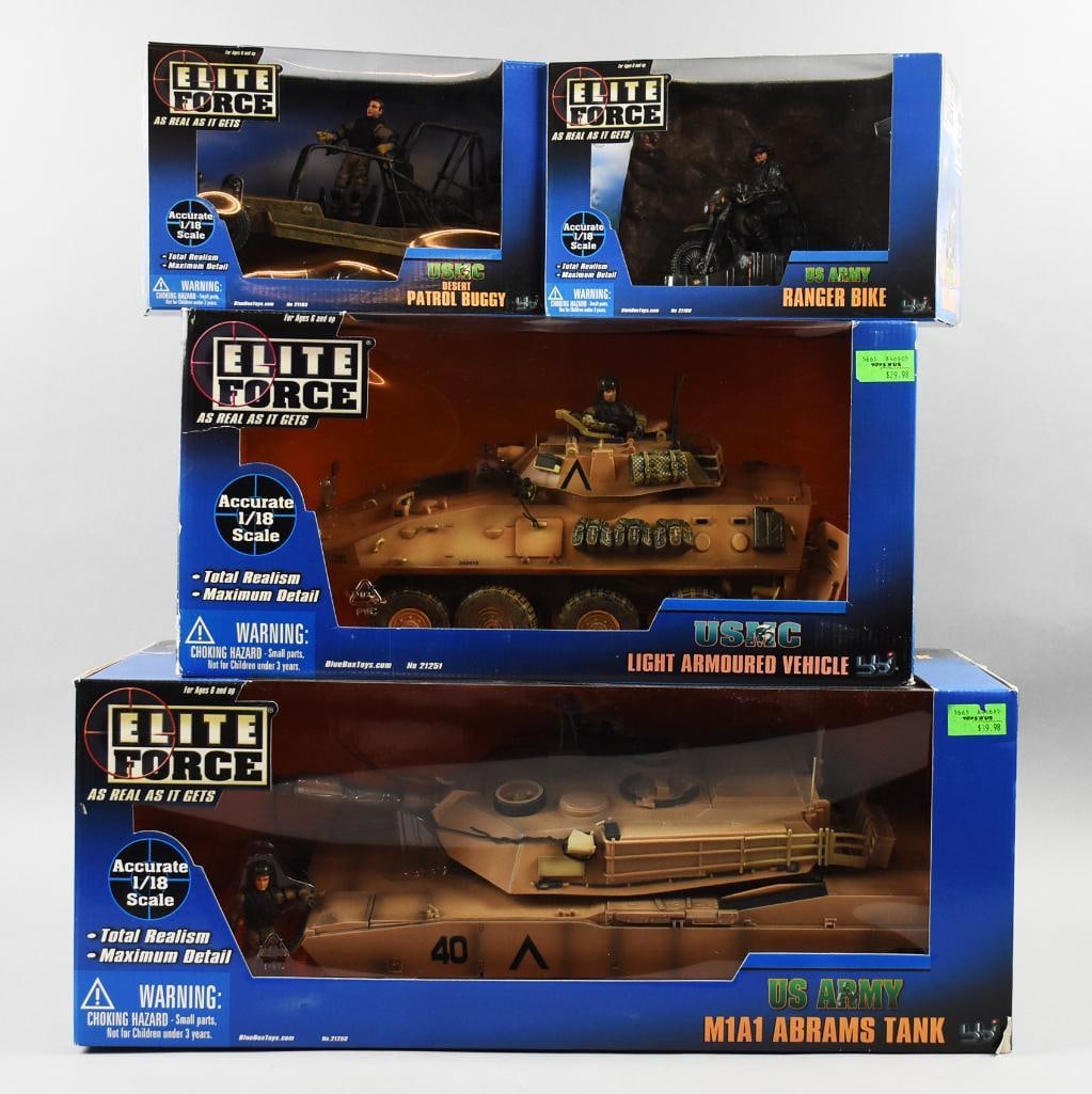 (4) Bbi Elite Force Military Vehicles, Mint - Nos Auction