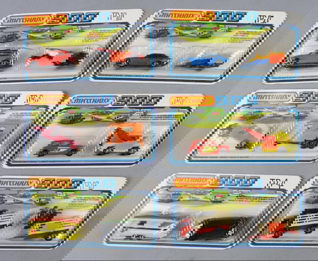 (6) 1978 Matchbox 900 Twin Packs - Moc - Nos Auction
