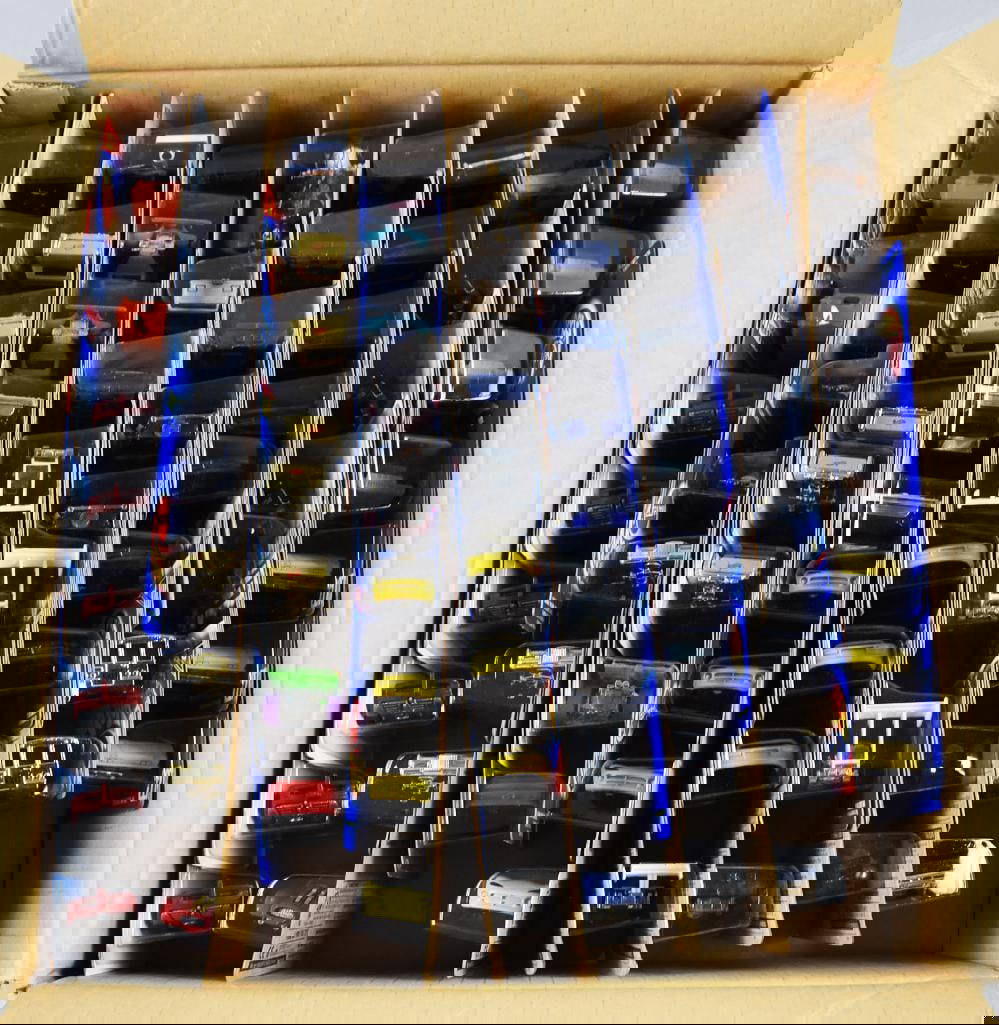 (74) Hot Wheels Basic Blue Card, Asst-ship Box-mint-nos Auction