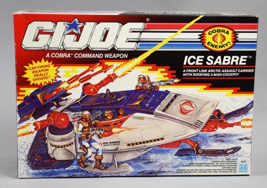 1990 Hasbro Gi Joe Ice Sabre Cobra Command Mib Nos Auction
