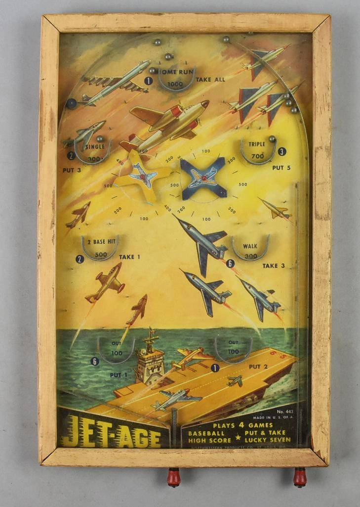 C1950 Jet-age Pinball Northwestern Products Co Mcm Auction