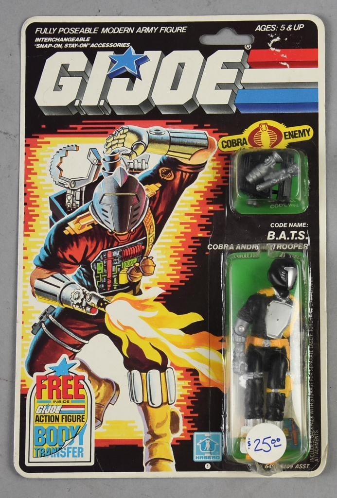 1985 Hasbro Gi Joe B.a.t.s. Army Figure-moc-nos Auction
