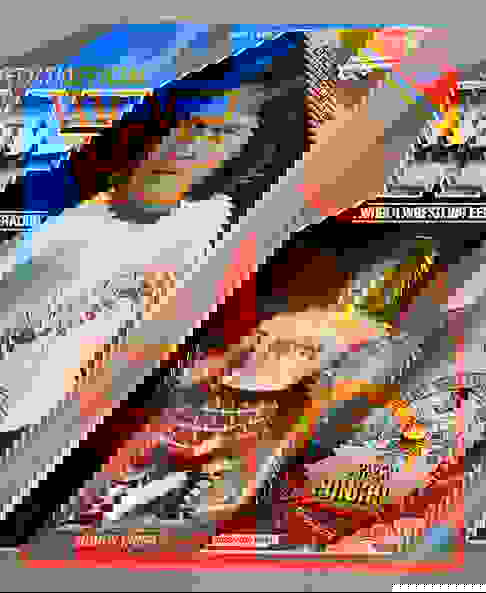 1990 Hasbro Wwf Rowdy Roddy Piper W/ Piper Punch -moc-nos Auction