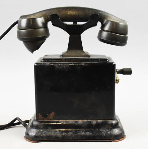 C1940 Swedish Lm Ericsson Hand Crank Telephone