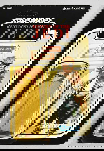 1983 Star Wars Prune Face Rotj Figure77 Back Unpunched Moc Nos