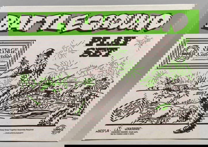 1995 Marx Battleground Playset Vintage Collectible Mib Nos