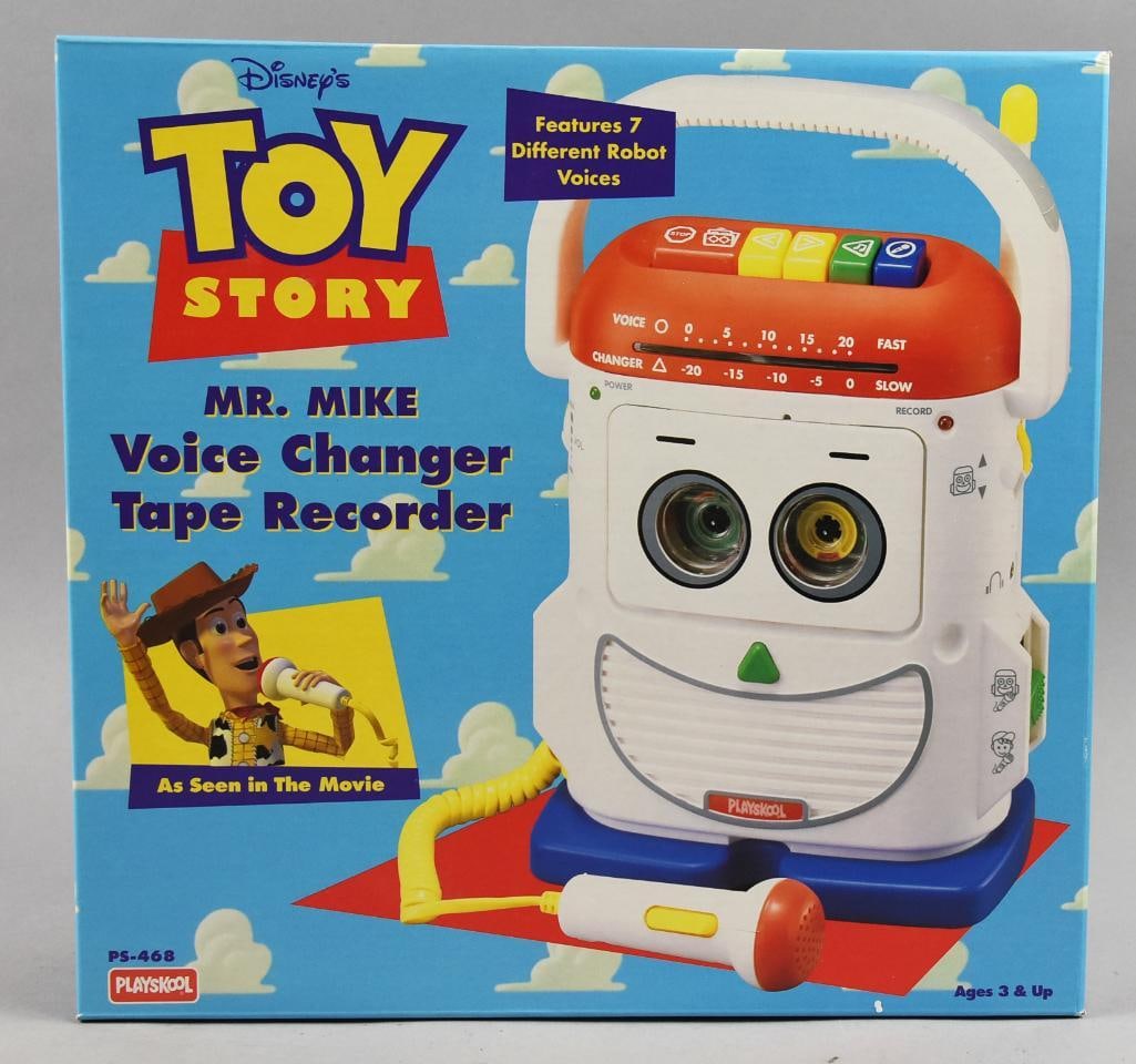 1996 Playskool Toy Story Mr. Mike Tape Recorder-mib-nos Auction