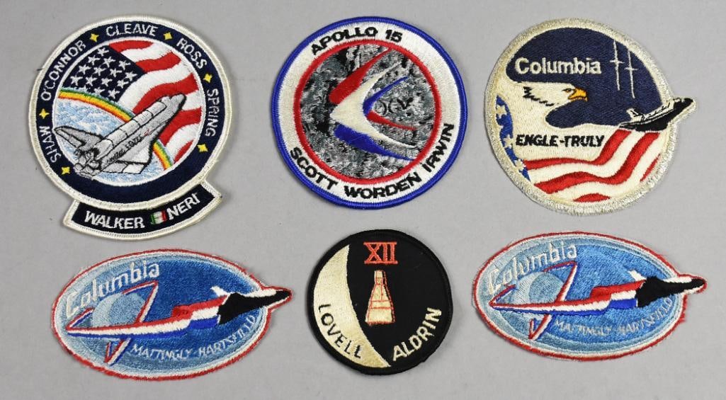 Vintage Original Nasa Mission Patches Auction