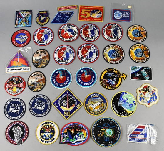 Mars, Skylab & Other Assorted Nasa Mission Patches