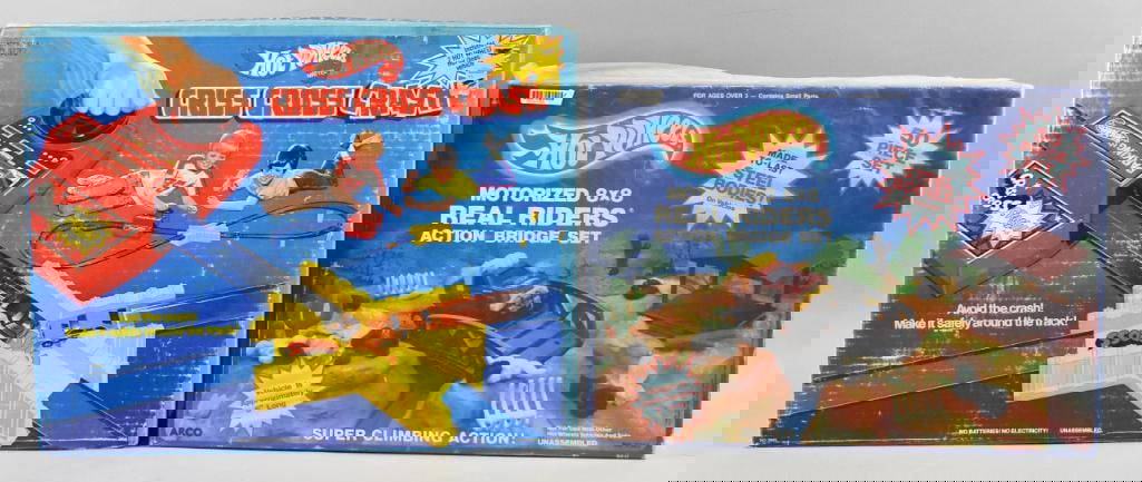 1978, 1986 Mattel Hot Wheels Play Sets Mib Nos