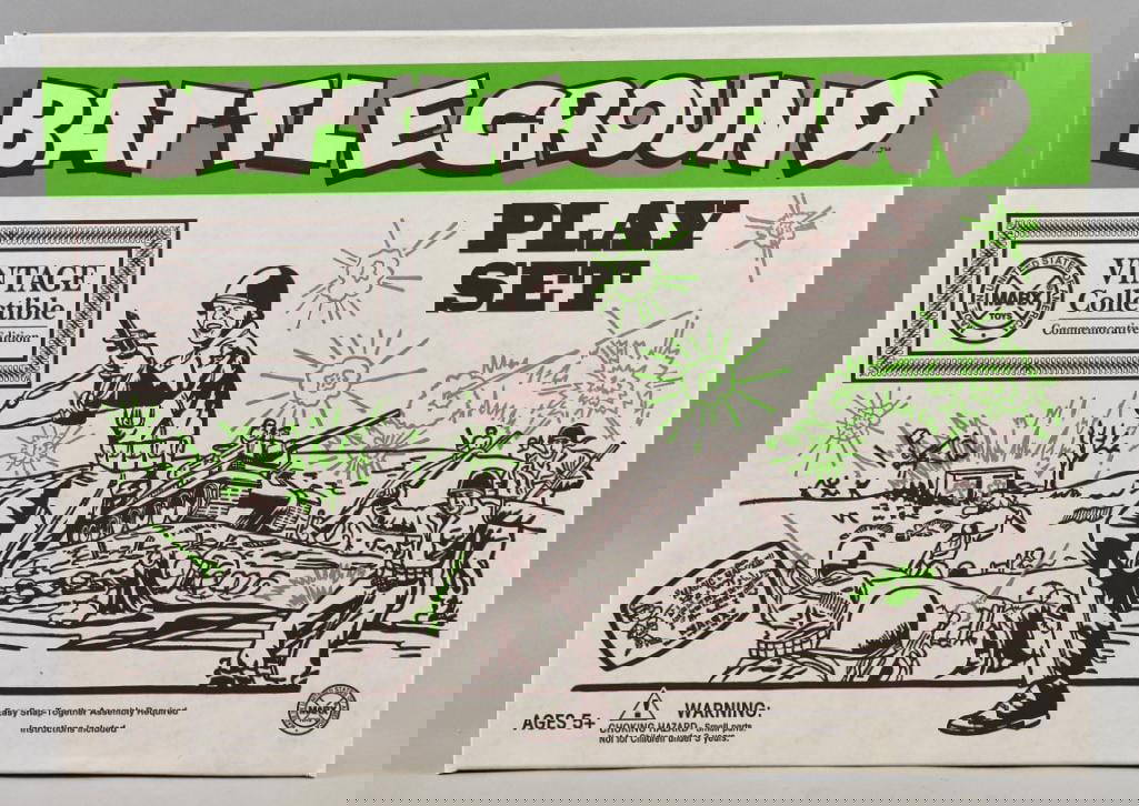 1995 Marx Battleground Playset-vintage Collectible-mib-nos Auction