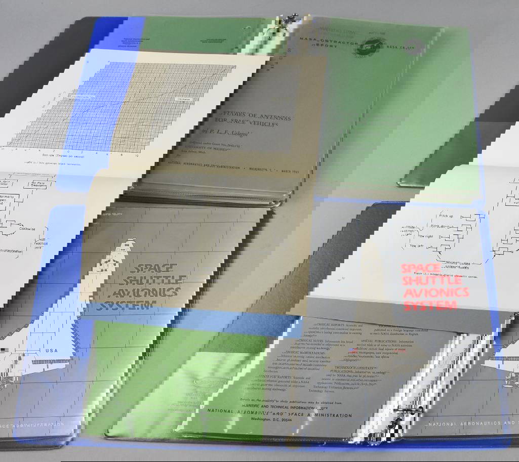 1947-67 & 1970-89 Nasa Technical Reports In Binders Auction