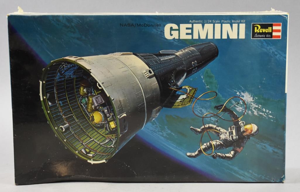 1969 Revell Nasa Gemini Factory Sealed Model Kit Auction