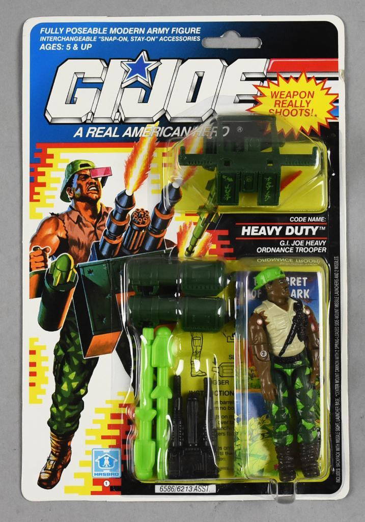 1990 Hasbro Gi Joe Heavy Duty-shooting Weapon-moc-nos Auction