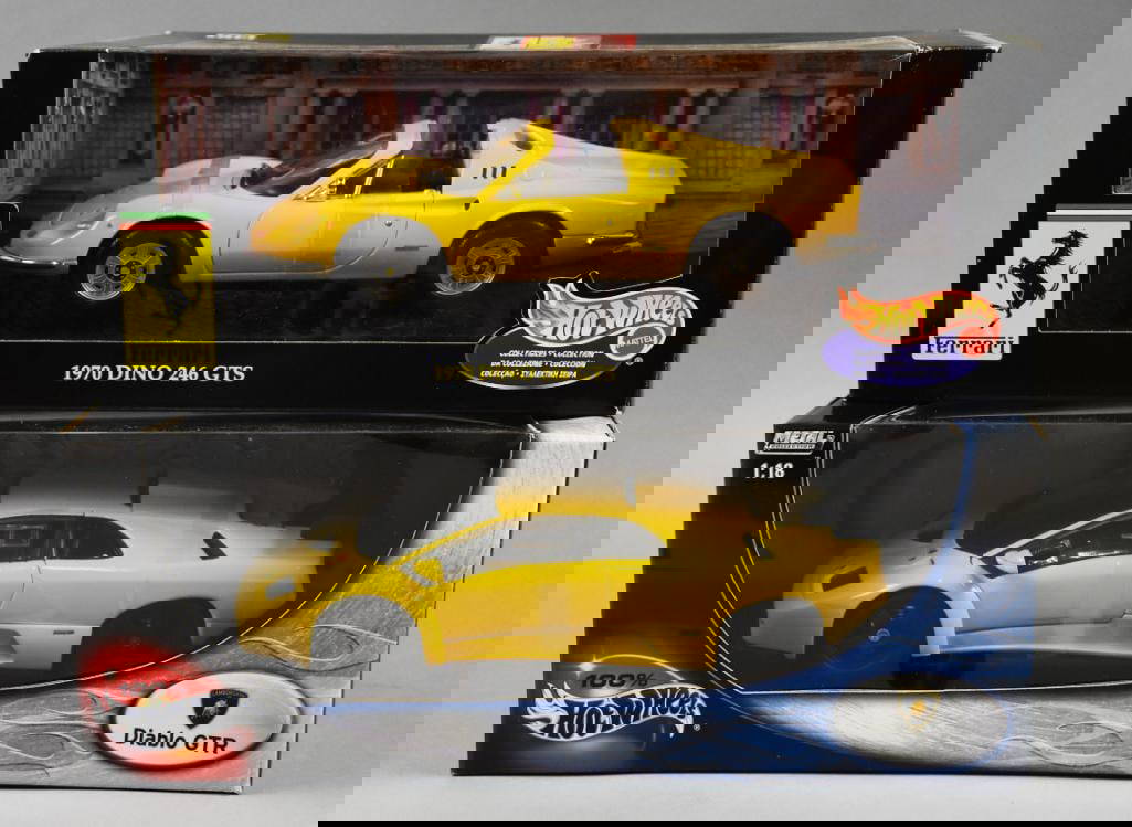 1999, 2002 Mattel Hot Wheels Ferrari/diablo Gtr-mib-nos Auction