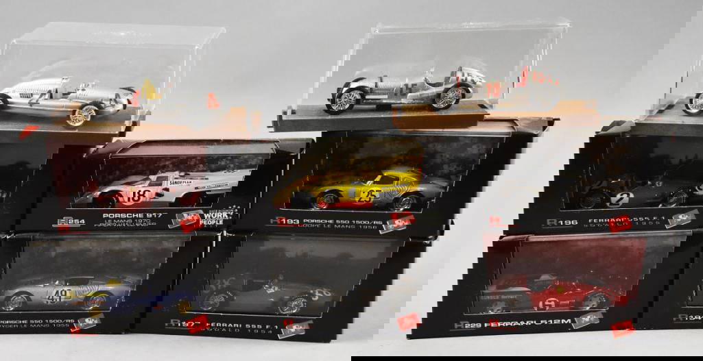 (8) Vintage Brumm Race Cars Collector Models-mib-nos Auction