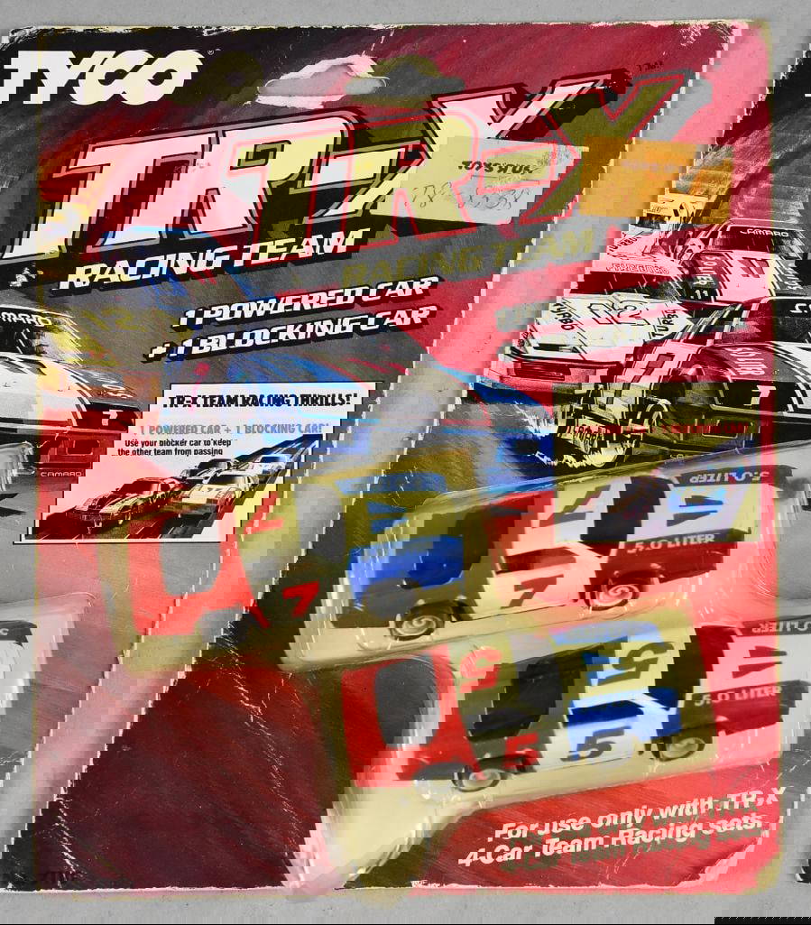 1985 Tyco Tr-x Racing Team Slot Cars-two Pack-moc-nos Auction