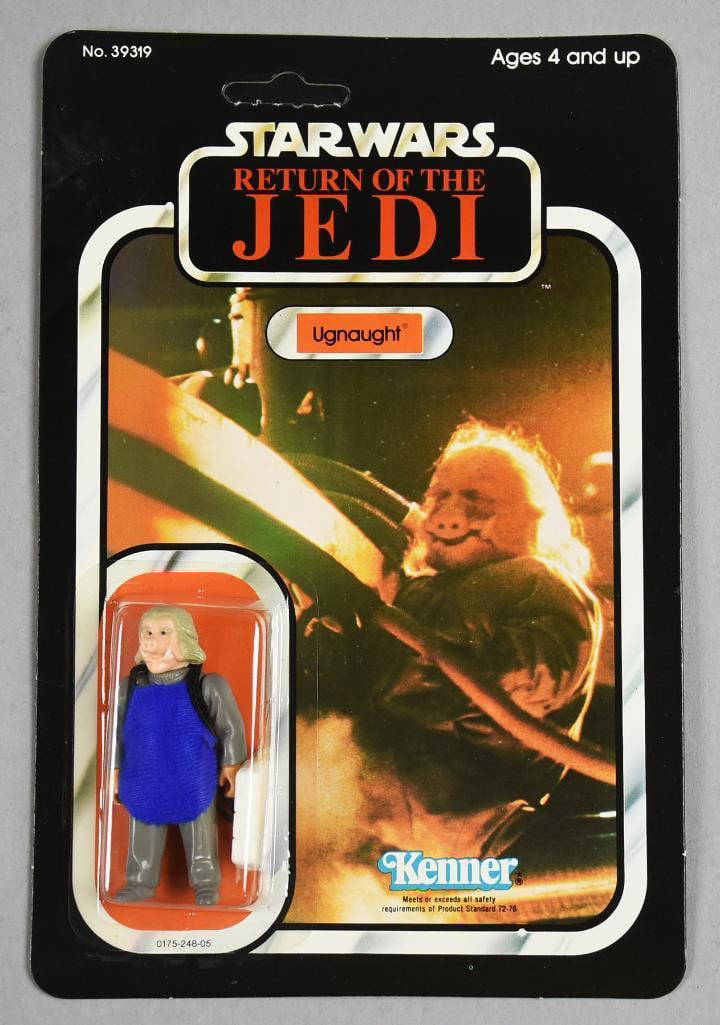 1983 Star Wars Ugnaught Rotj 77 Back-unpunched-moc Auction