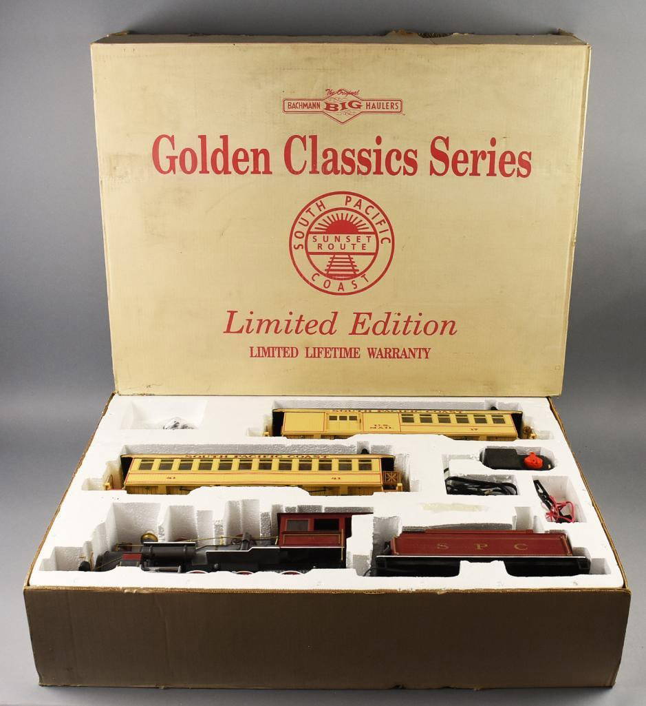 Vtg Ltd Ed Bachmann Golden Classic Series G Scale Train Set Auction