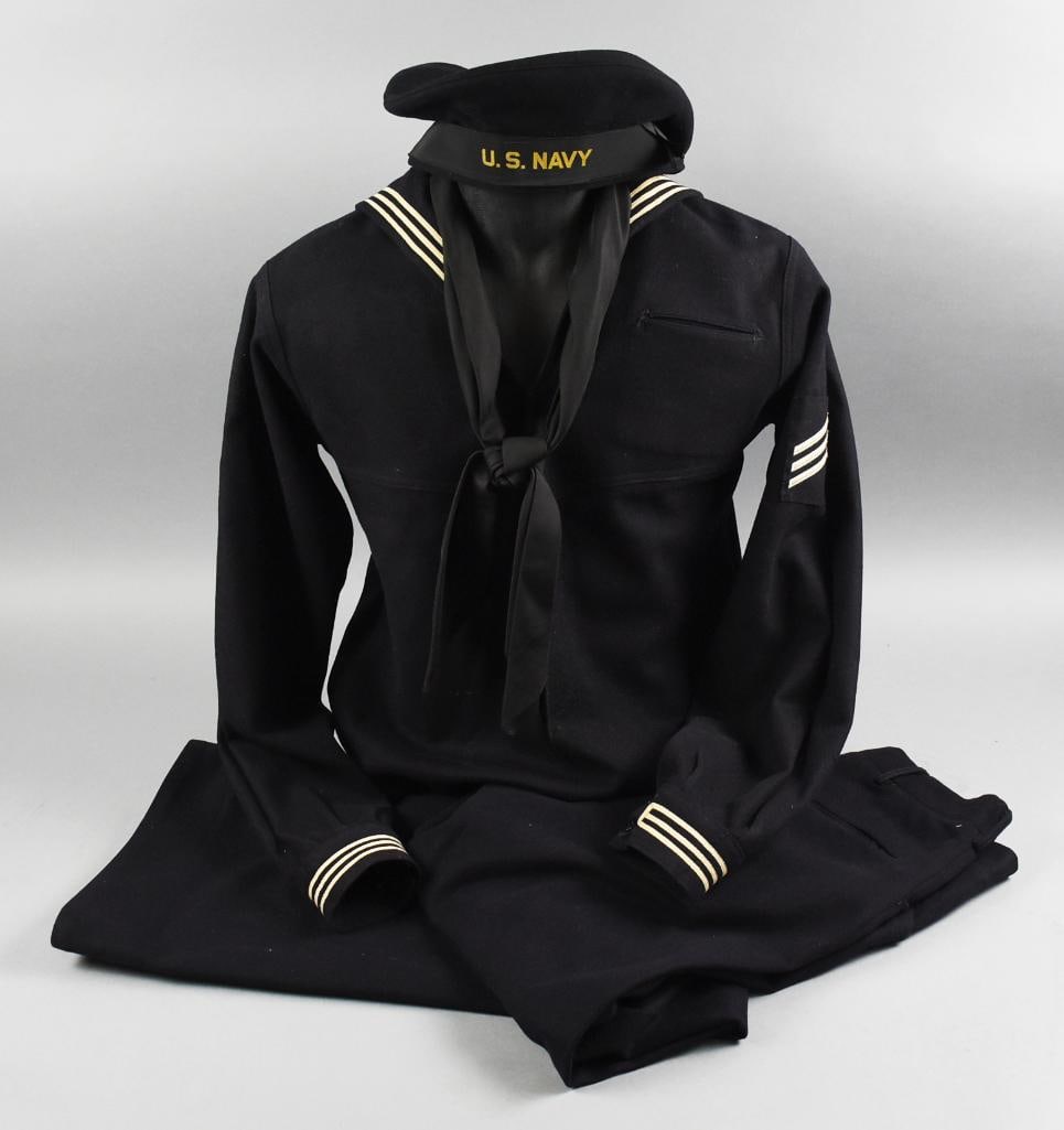 C1945 Naval Clothing Factory Us Navy Sailor Uniform Auction