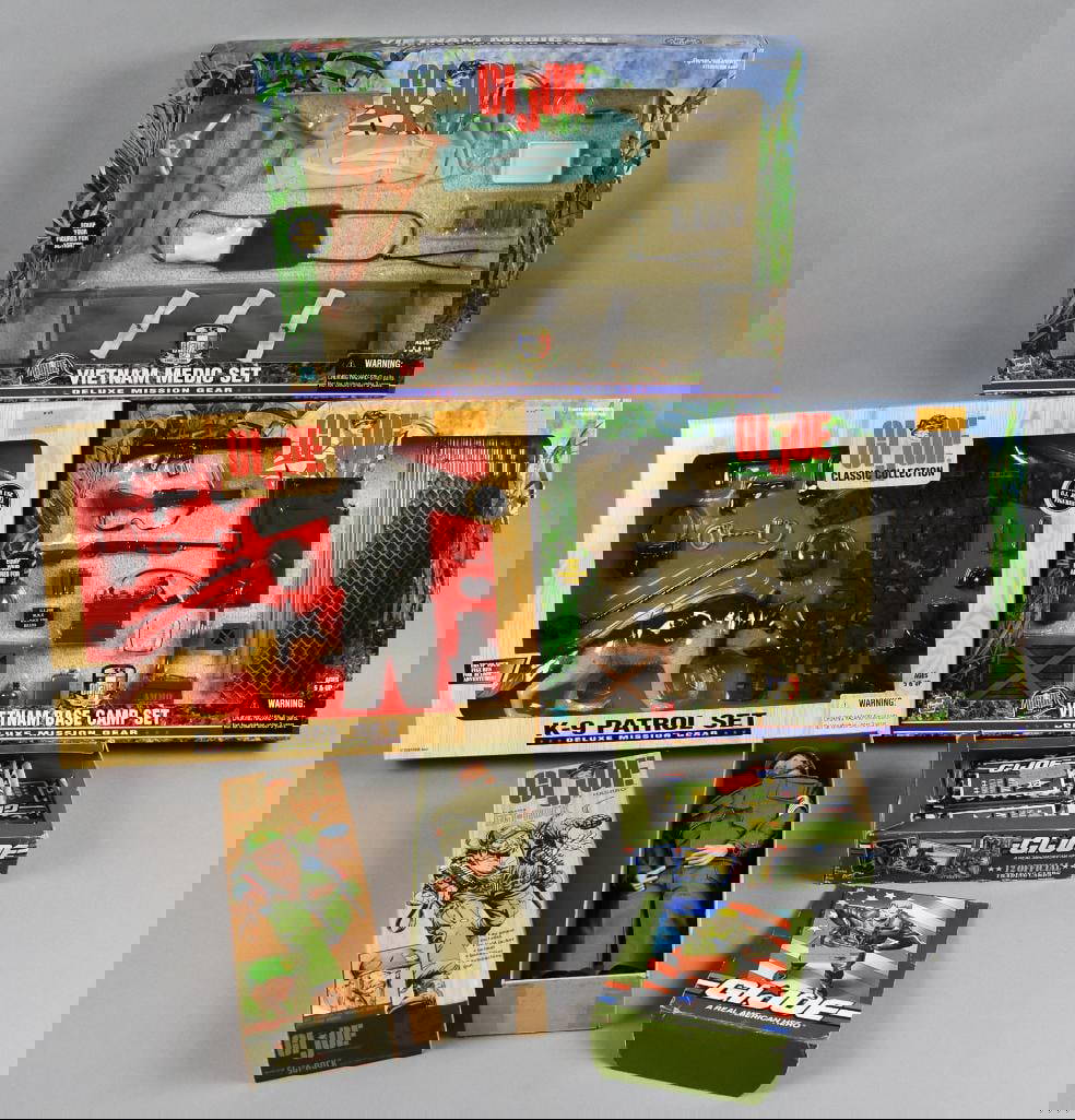 (5) 1990s-2000s Gi Joe Sgt Rock & Accessories-mib-nos Auction