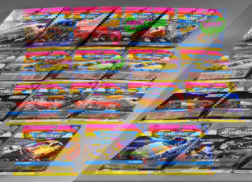 (15) 1990s Galoob Micro Machines Assortment - Mip-nos Auction