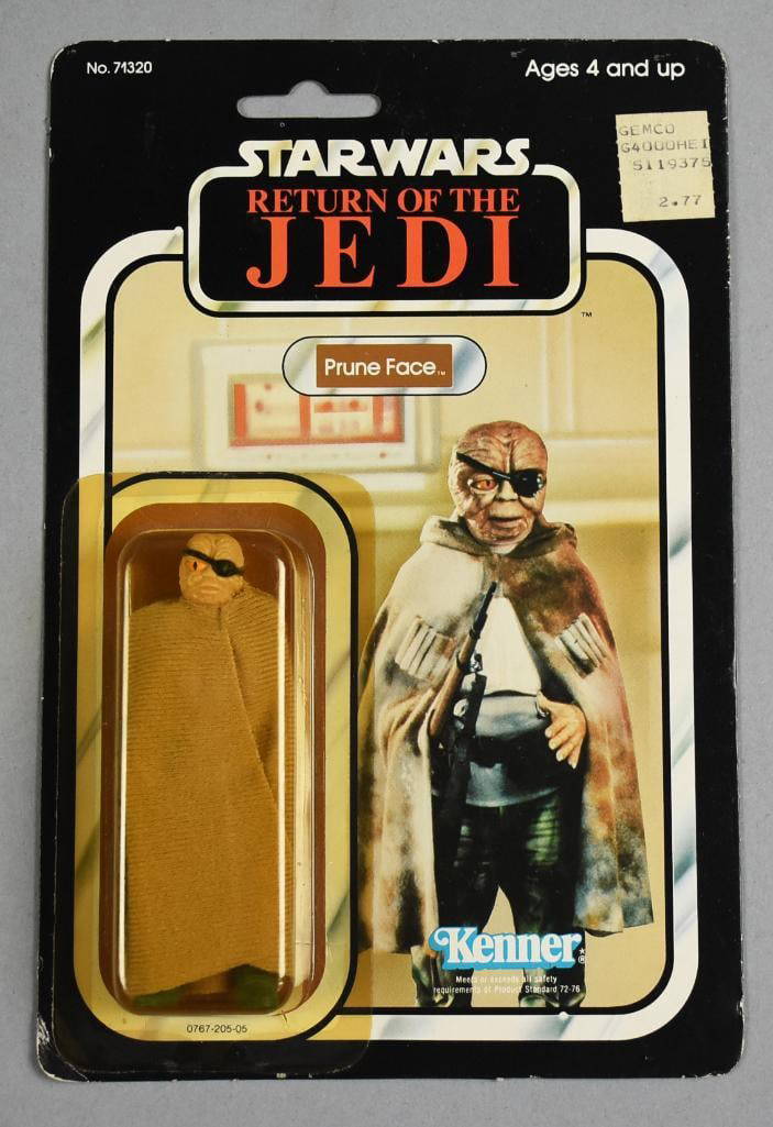 1983 Kenner Star Wars Prune Face Rotj 77a Back Moc-nos Auction