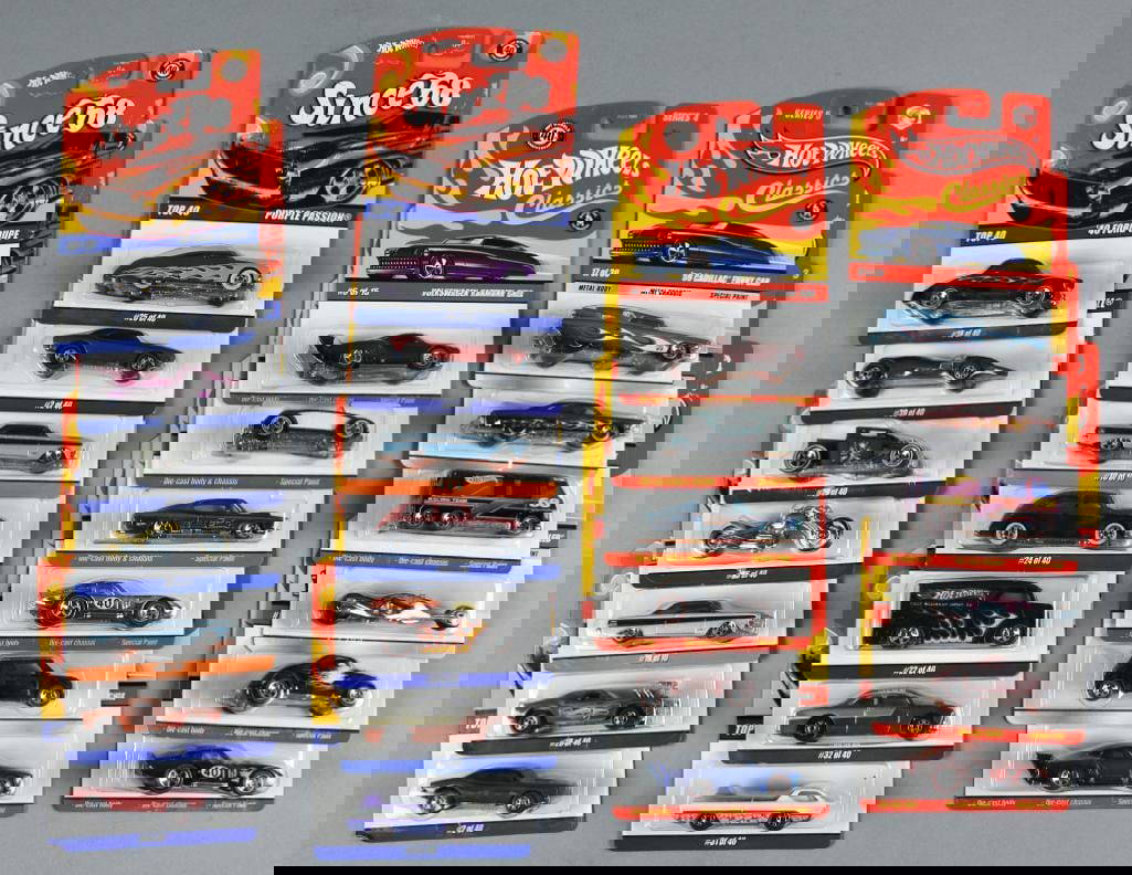 (26) 2000s Hot Wheels Classics/ Since '68-moc-nos Auction