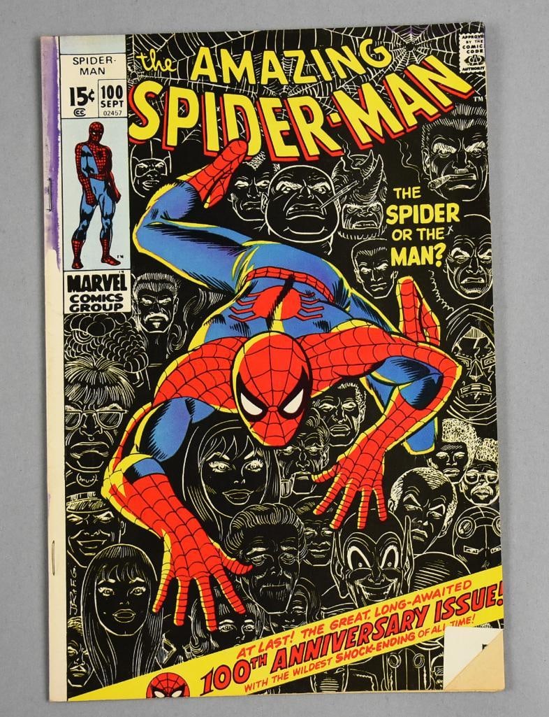 1971 Marvel Comics #100 Amazing Spider-man Comic Book - Jul 27, 2025 ...