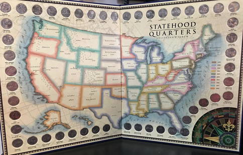 U.s. Statehood Quarters Collectors Album