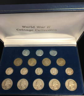 World War Ii Unique Obsolete Coinage Set Mercury Dime