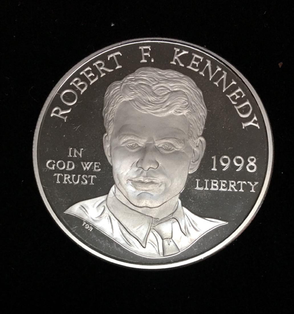 1998 S $1 Robert F. Kennedy Commemorative Silver Dollar