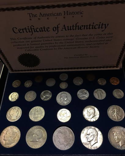 The American Historic Society Coins Of The 20th Century