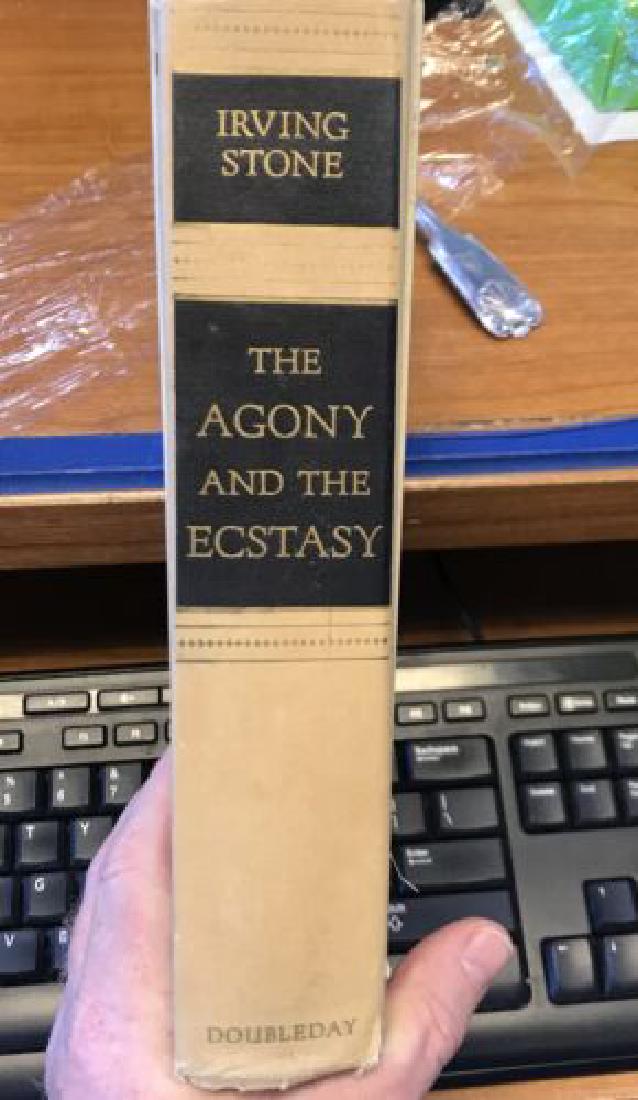 Vintage Book The Agony And The Ecstasy By Irving Stone